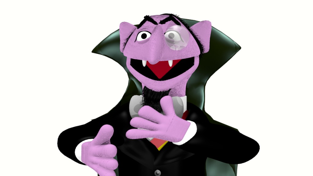 Blend Swap | Count Von Count Sesame Street Muppet