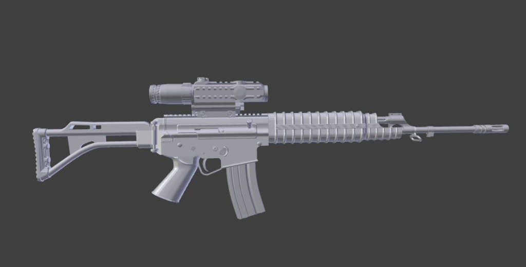 Blend Swap | Pindad SS2-V4 by 111b07th