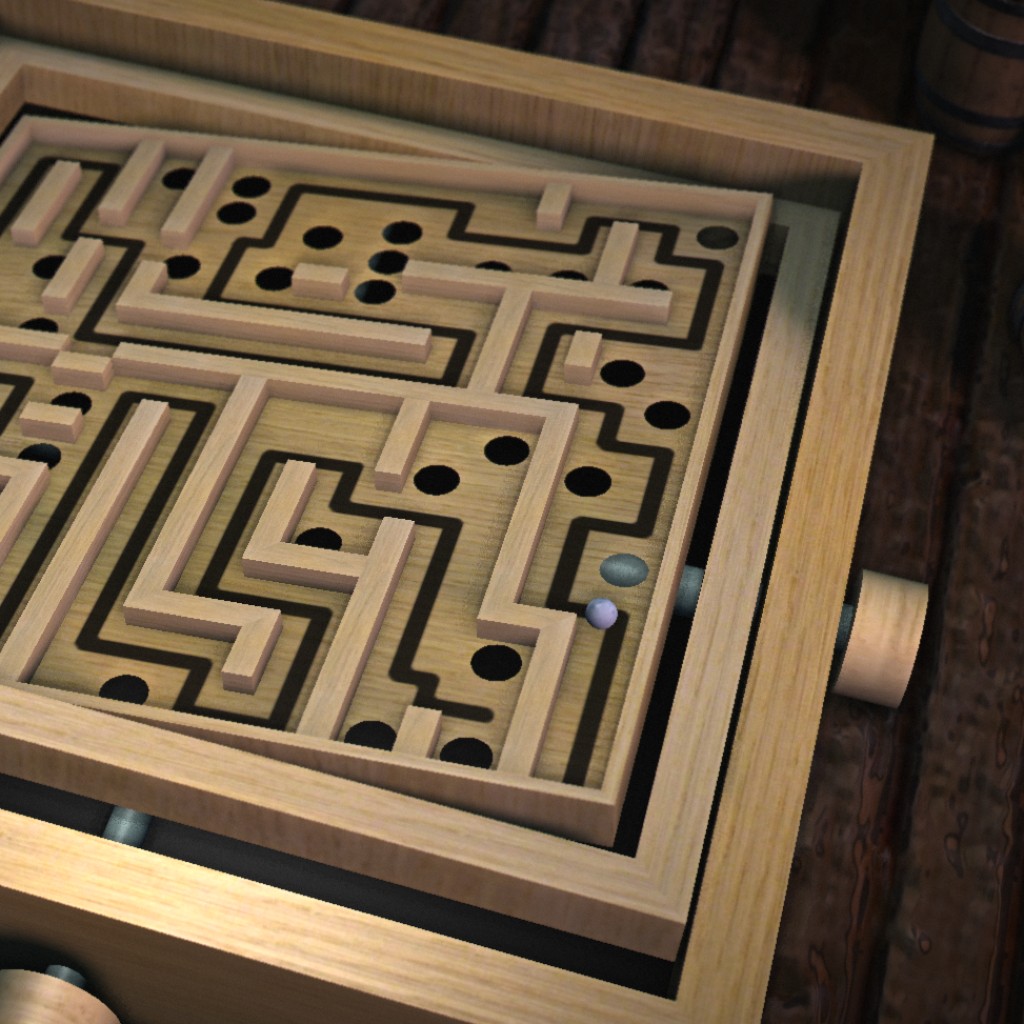 Blend Swap | Wooden Labyrinth (blender game)