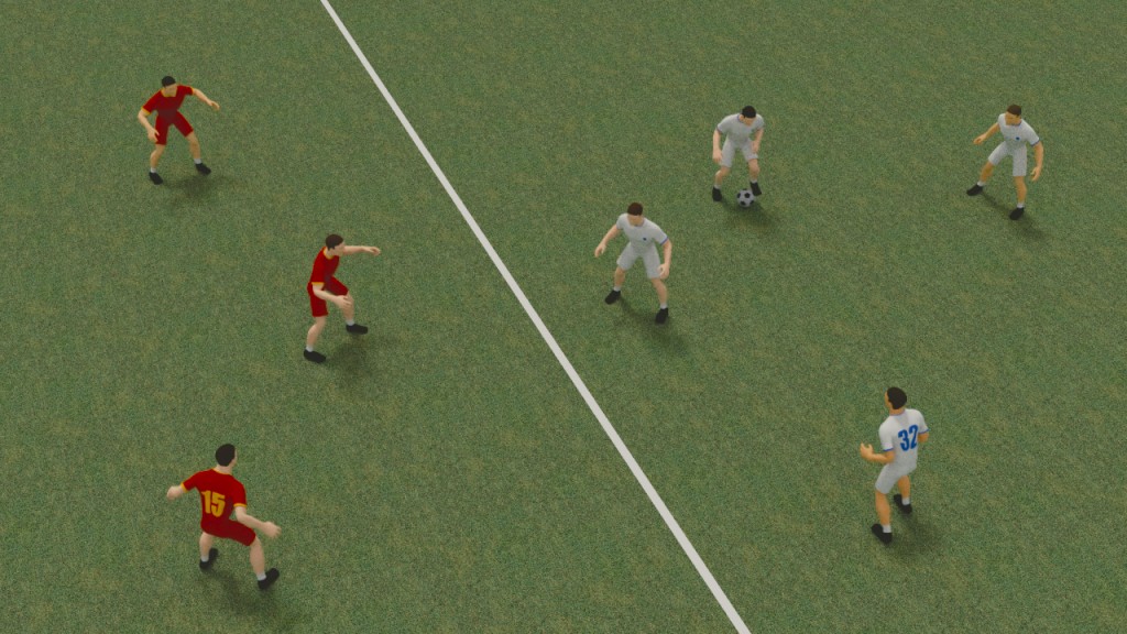 Blend Swap | soccer scene