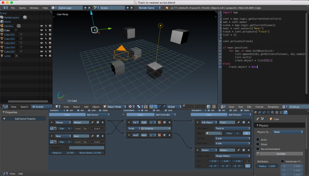 Blend Swap Bge Track To Nearest Script