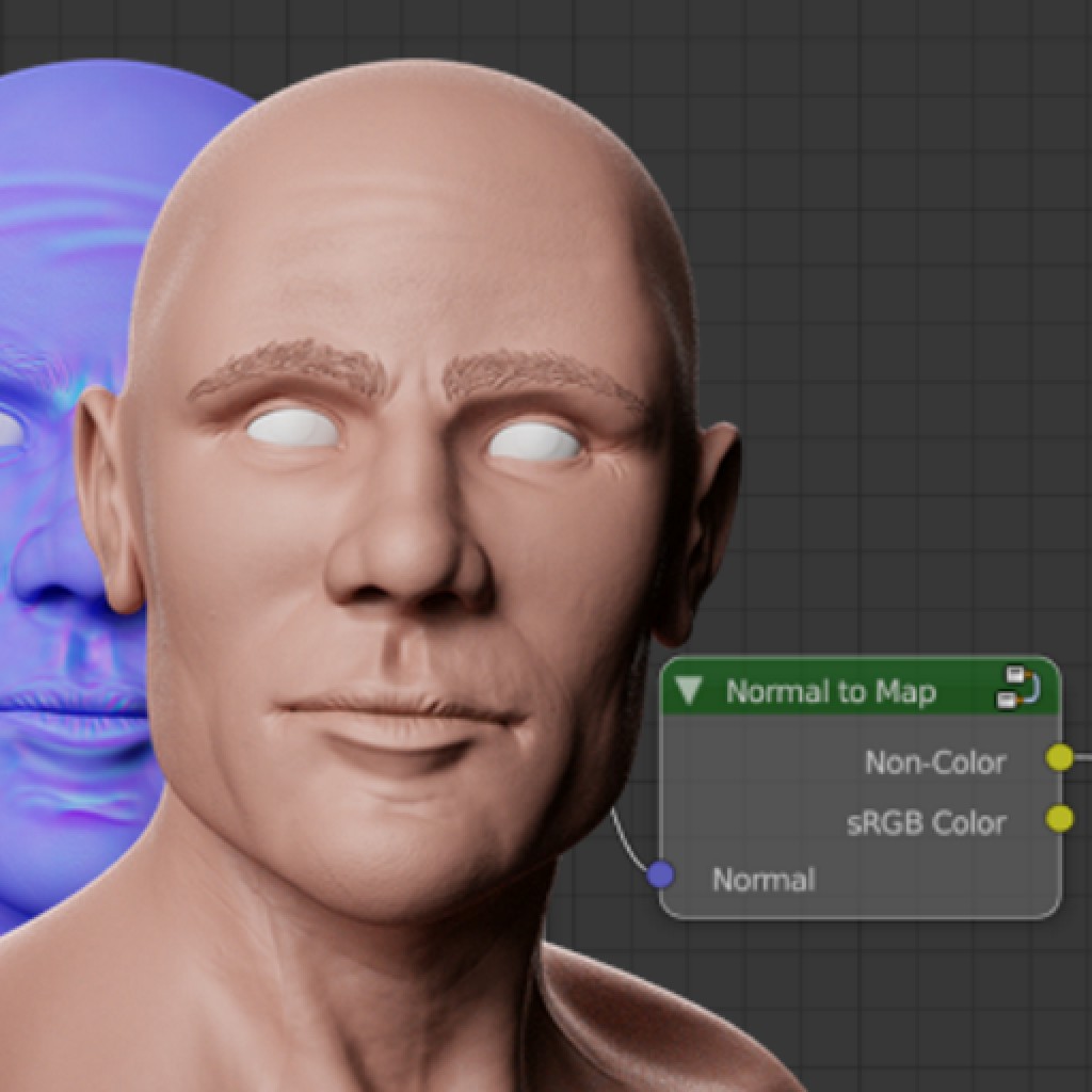 Blend Swap | Normal to map (advanced normal baking in Cycles)