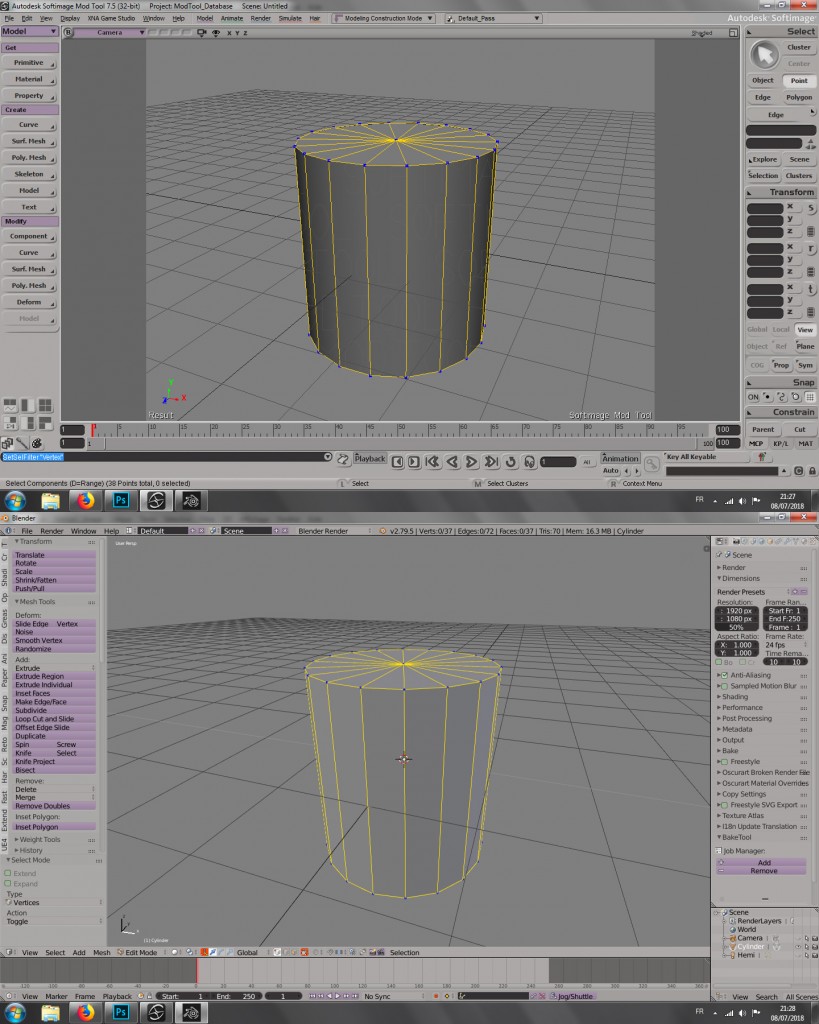 Blend Swap | XSI Softimage theme