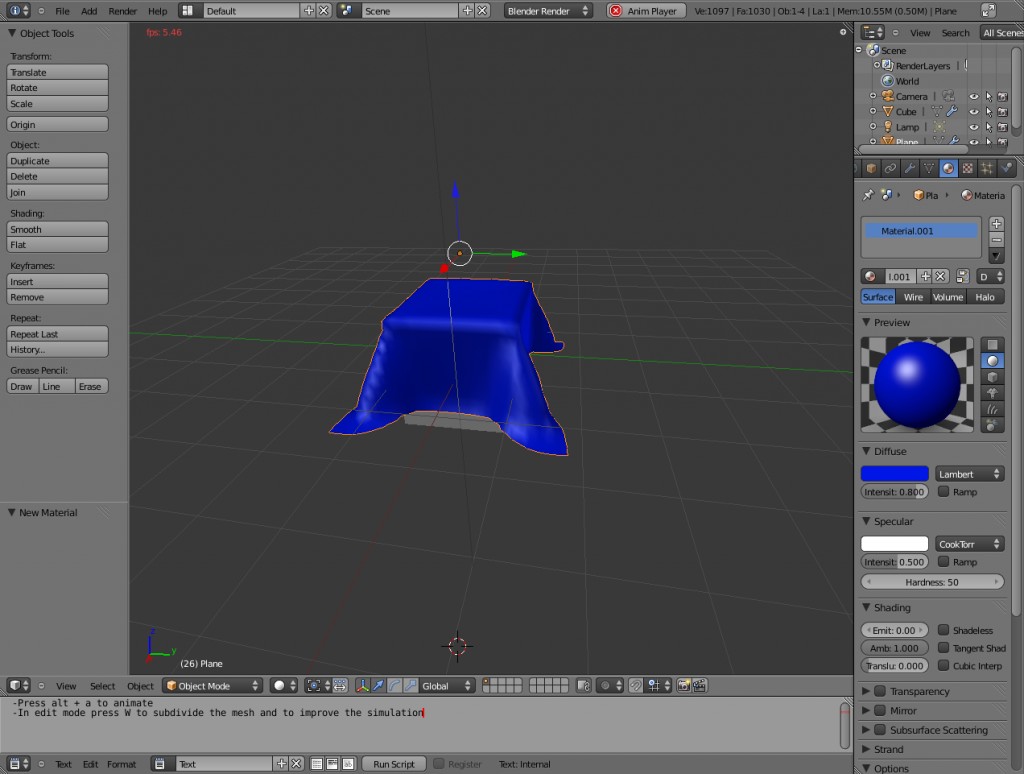 Blend Swap | Cloth Simulation