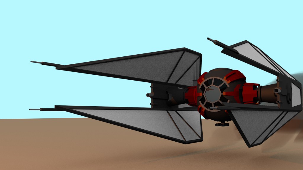 Blend Swap | First Order TIE Interceptor