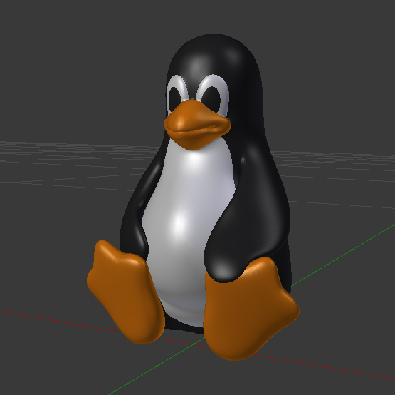 Blend Swap | Linux mascot Tux
