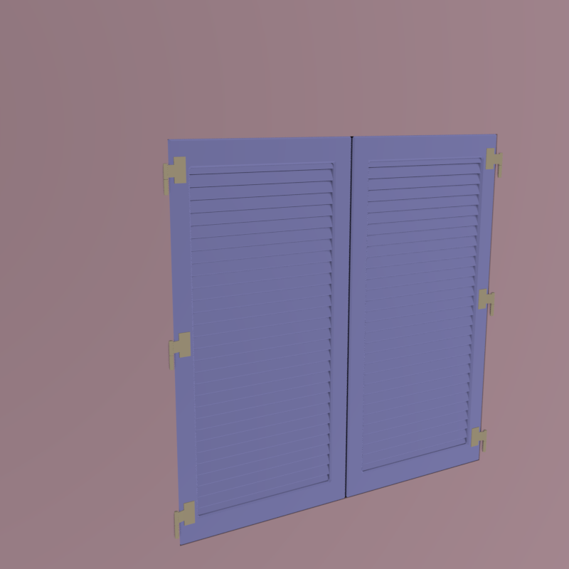 Blend Swap | hinged shutters