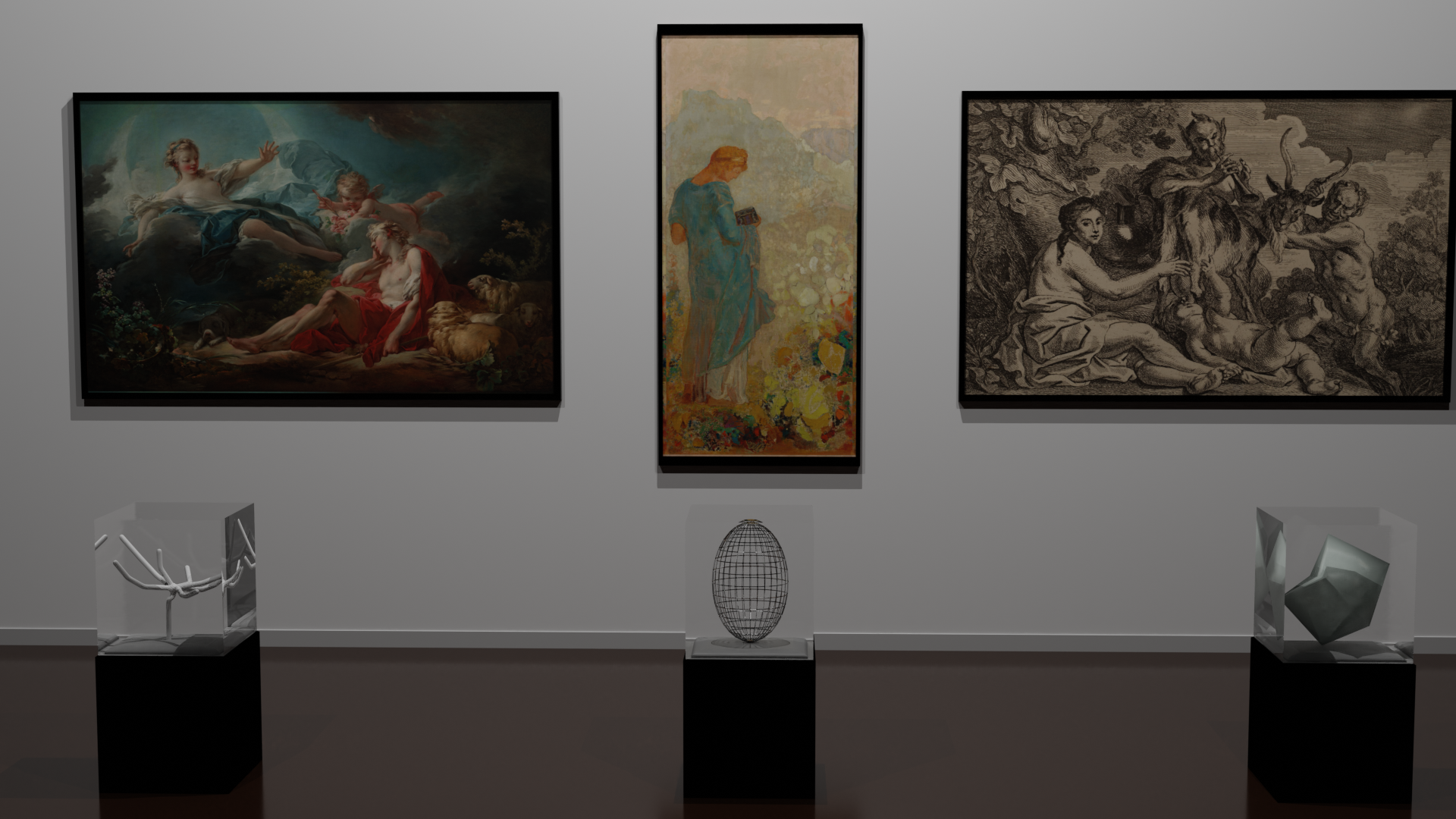 Blend Swap | Simple Modern Art Scene