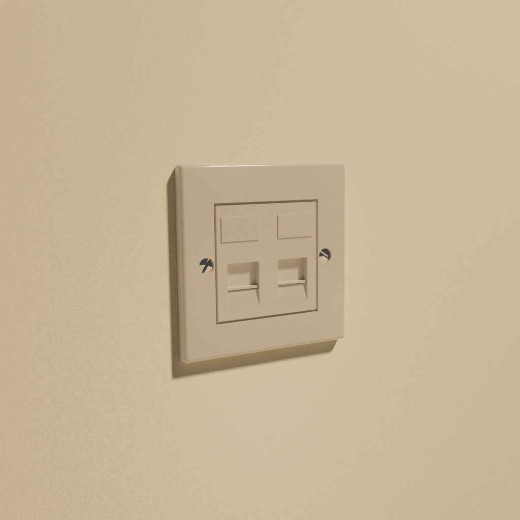 Blend Swap | UK Double RJ45 data socket