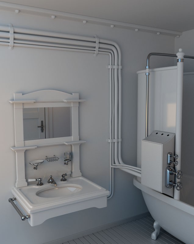 Blend Swap | Titanic 2nd class bathroom Cycles